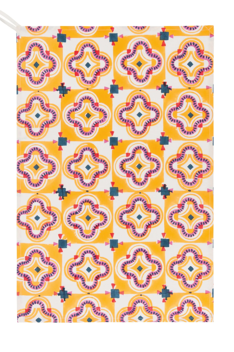 Danica Studio Pilipala Block Print Dishtowel – Elizabeth Boutique